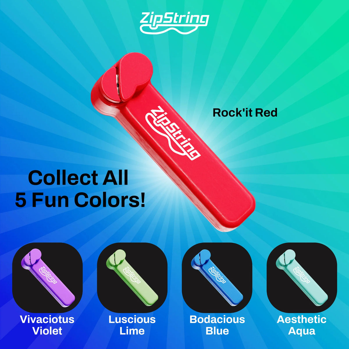 ZipString - The Original (Bodacious Blue)| Toyrifix