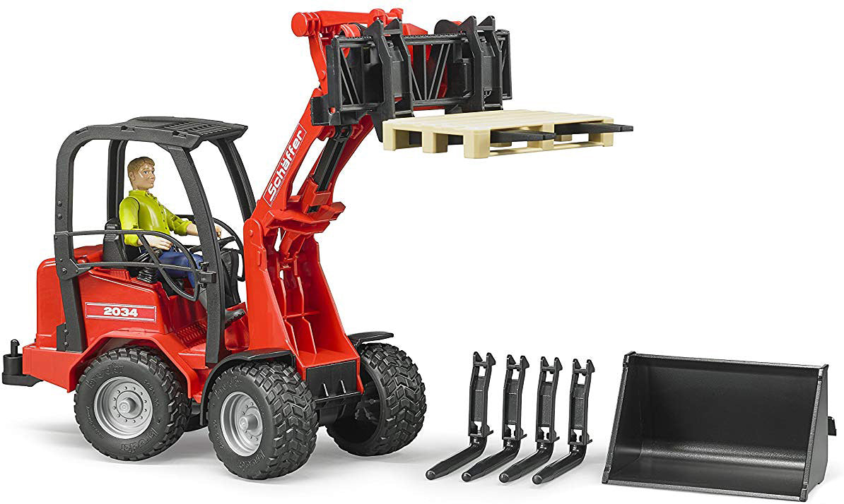 Schaffer Compact loader 2630 with figure and acces| Toyrifix