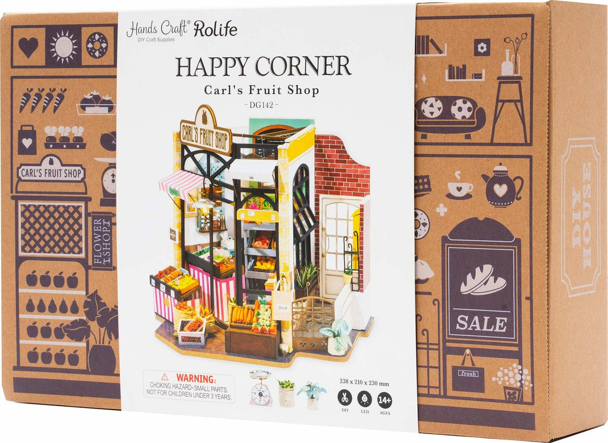 DIY Miniature Store Kit - Carl's Fruit Shop| Toyrifix