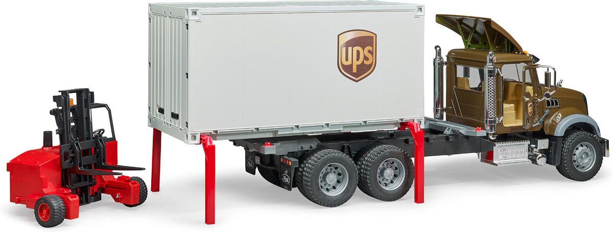 Bruder MACK Granite UPS Logistics Truck| Toyrifix